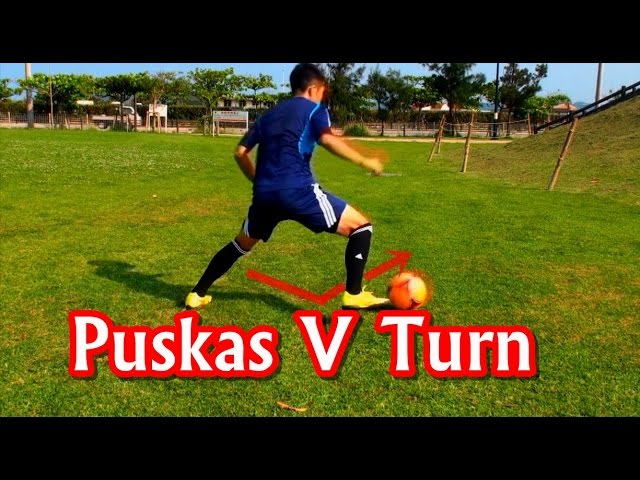 懐を深く【Vターン・アウト】 “Puskas V Turn” / Pullback “V” | Learn Easy Football ...
