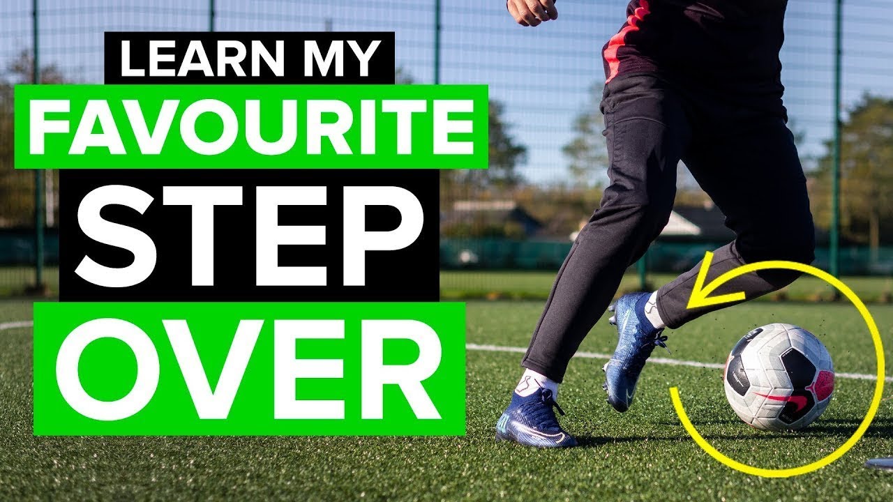 Learn this SUPER EASY step over in 2 simple steps » 【Football skills ...
