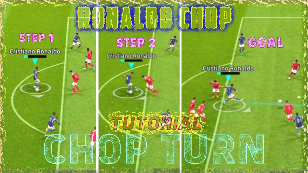 CHOP TURN (RONALDO CHOP) Skill Tutorial [Classic And Touch & Flick ...