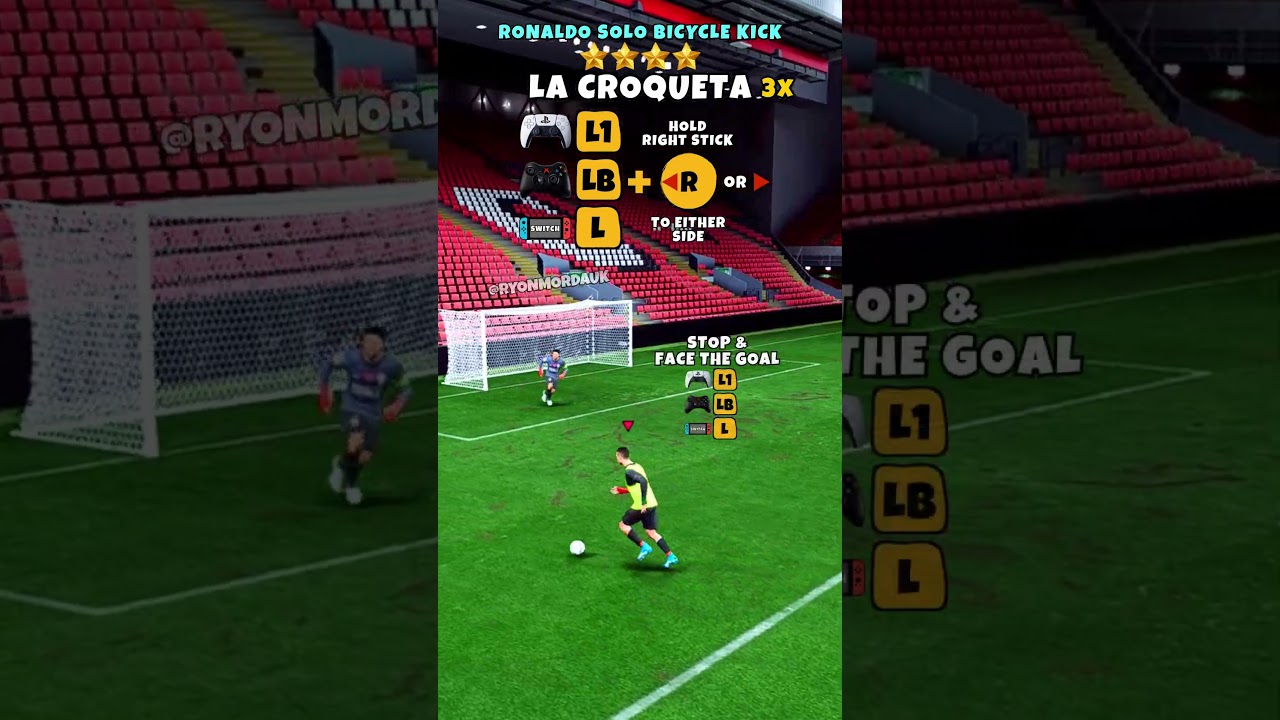 Ronaldo Bicycle Kick – EA FC 24 Skills » 【Football skills】ドリブル・パス・足技の ...