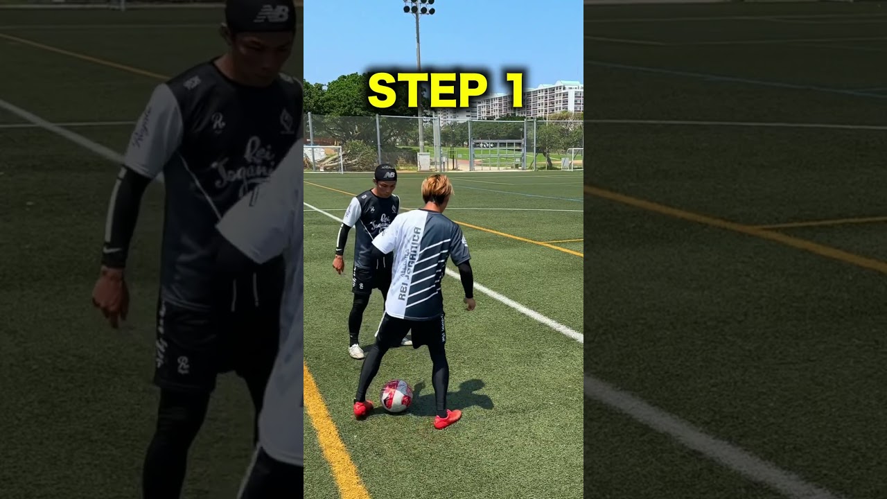 【ダブルタッチ-Vターン】 #regate_yuto#regate#soccer#football#skill#レガテドリブル塾 ...