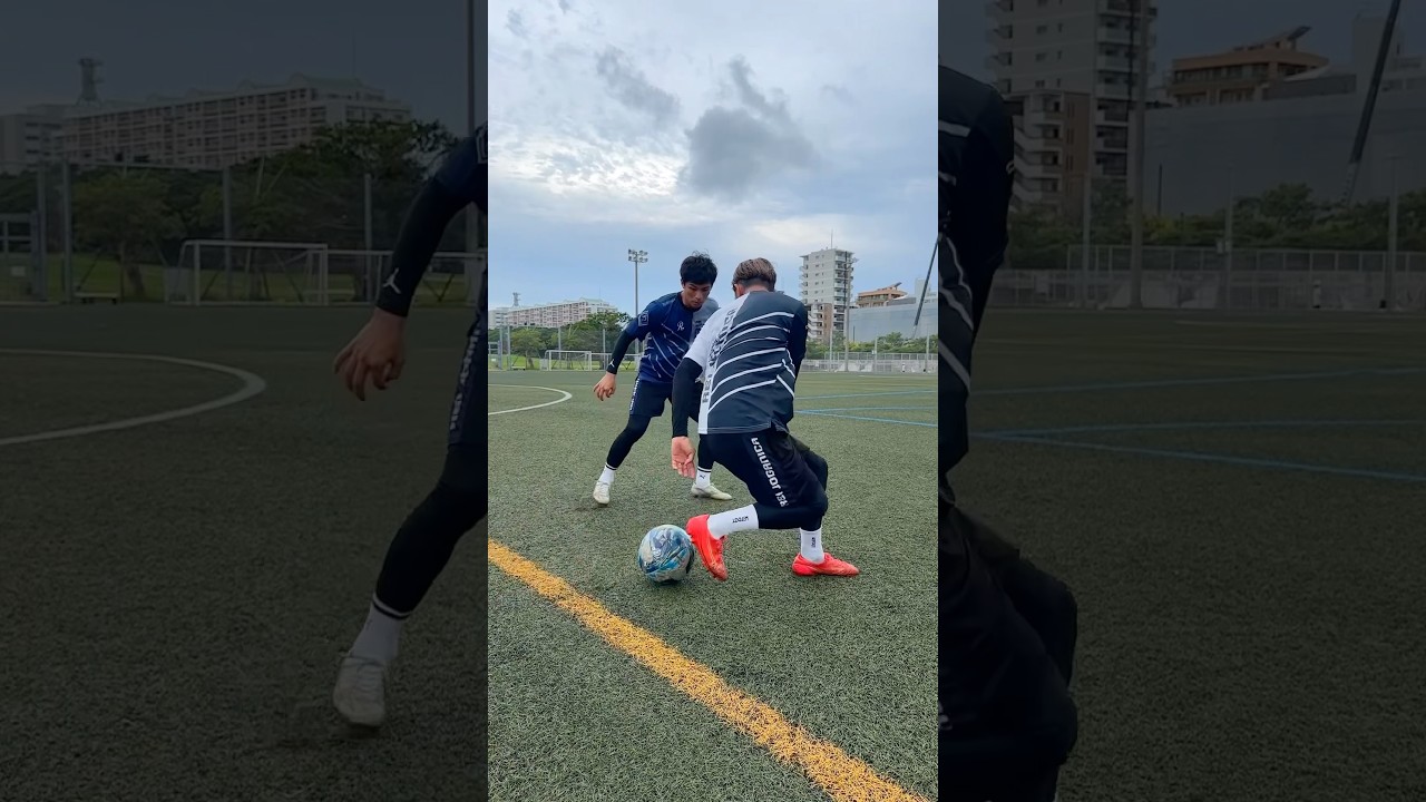【ステップオーバー・ダブルタッチ】 #regate_yuto#regate#soccer#football#skill#レガテドリブル塾 ...